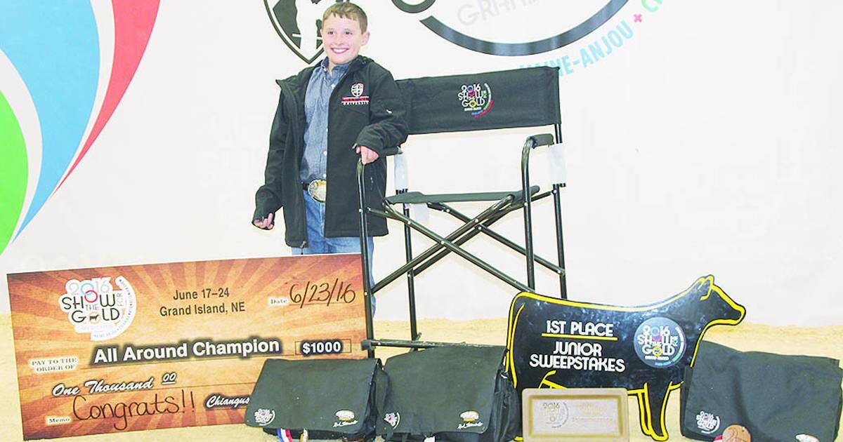Tyler Loudon named all-around champion exhibitor – Creston News