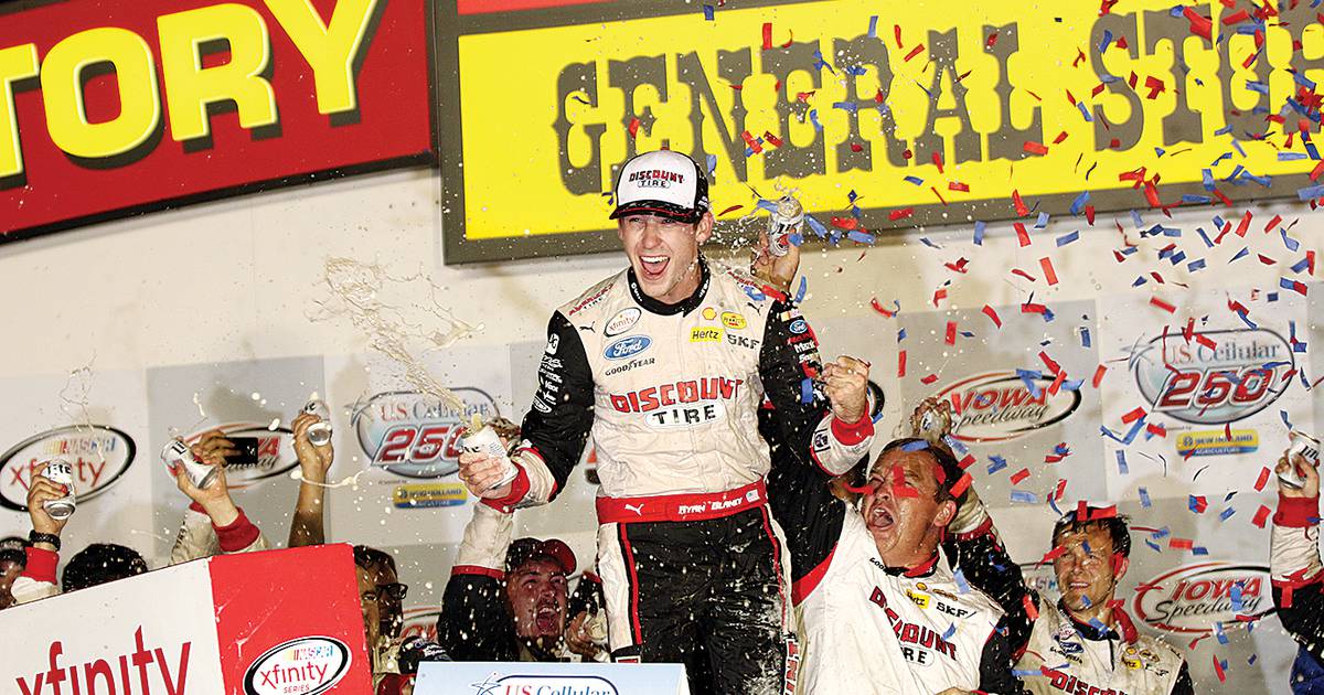 Ryan Blaney wins NASCAR Xfinity race at Iowa Speedway – Creston News