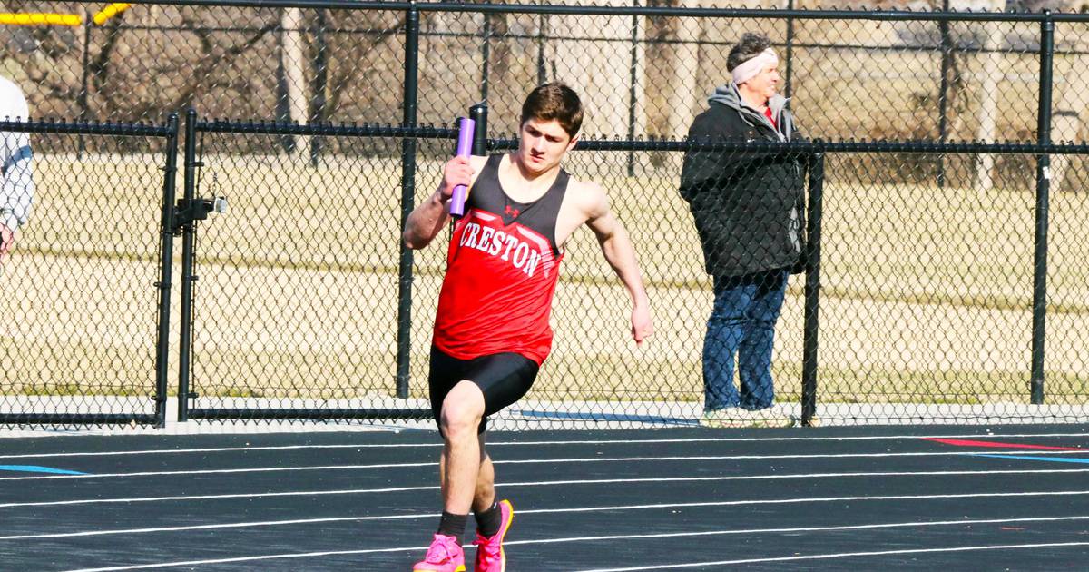 Boys relay runs away with school record – Creston News