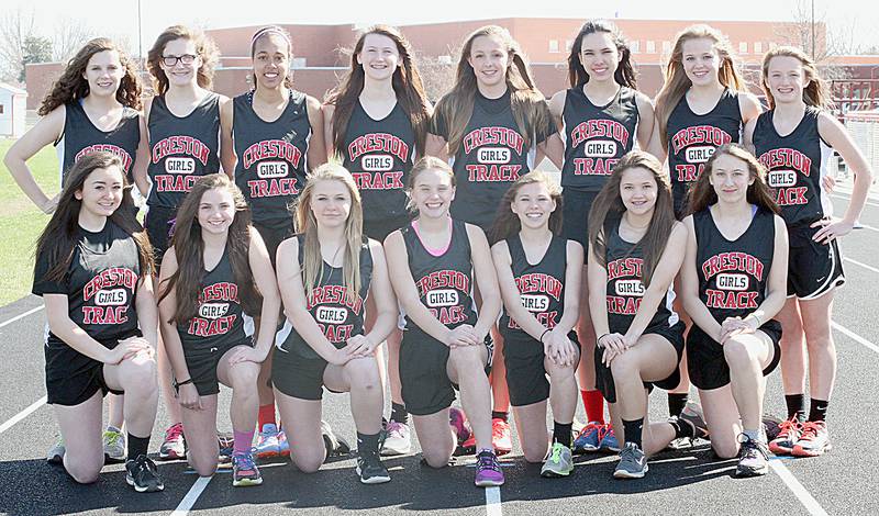 Middle school girls track – Creston News