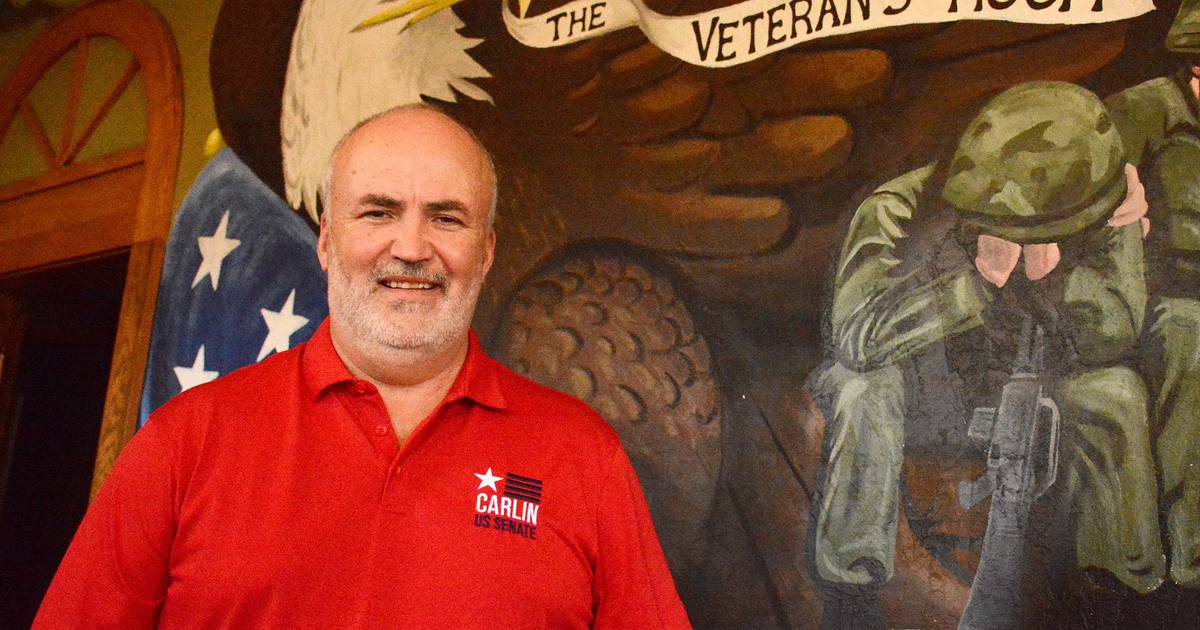 U.S. Senate hopeful Carlin vows to have the backs of ‘regular people ...