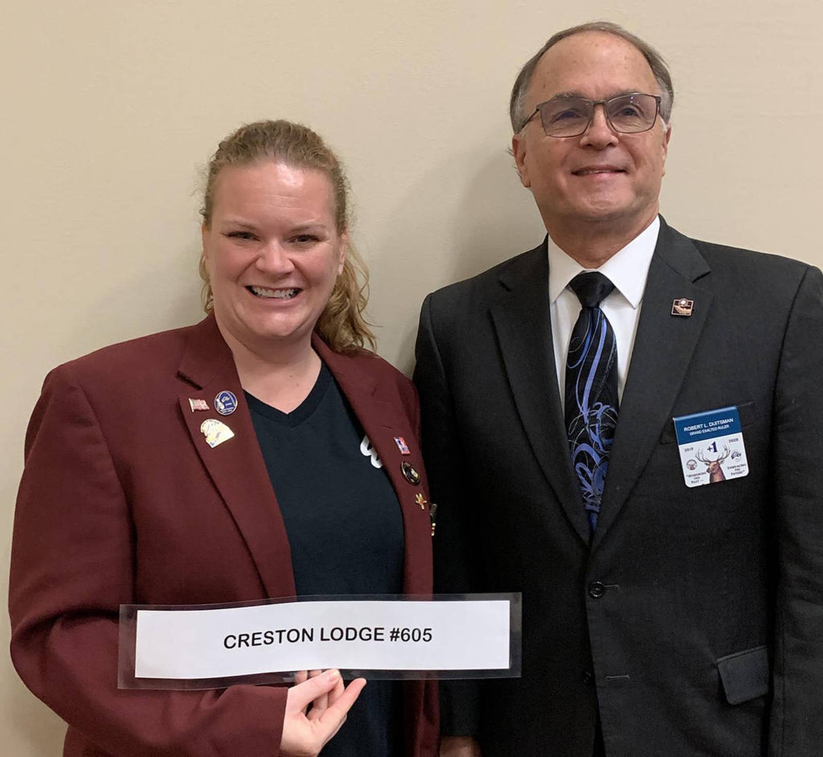 Creston Elks leader honored at state convention – Creston News